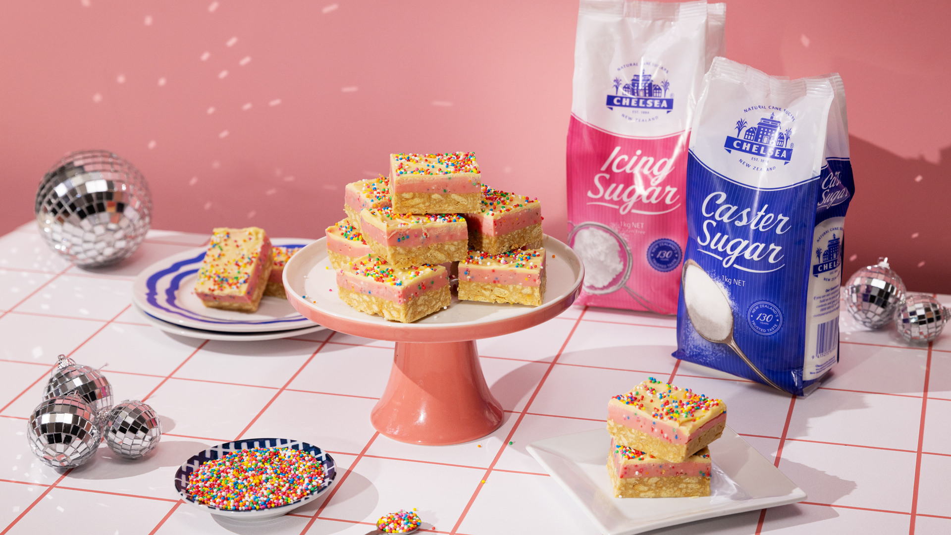 Fairy Bread Slice Recipe | Chelsea Sugar